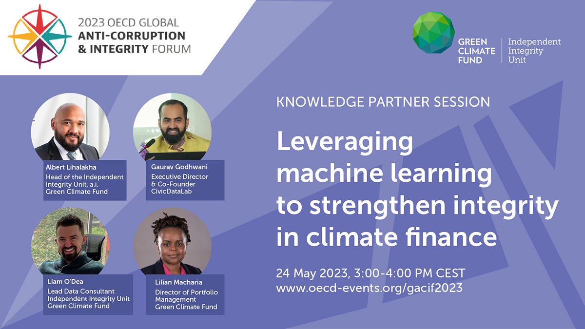 IIU to highlight innovations in climate finance integrity at 2023 OECD ...